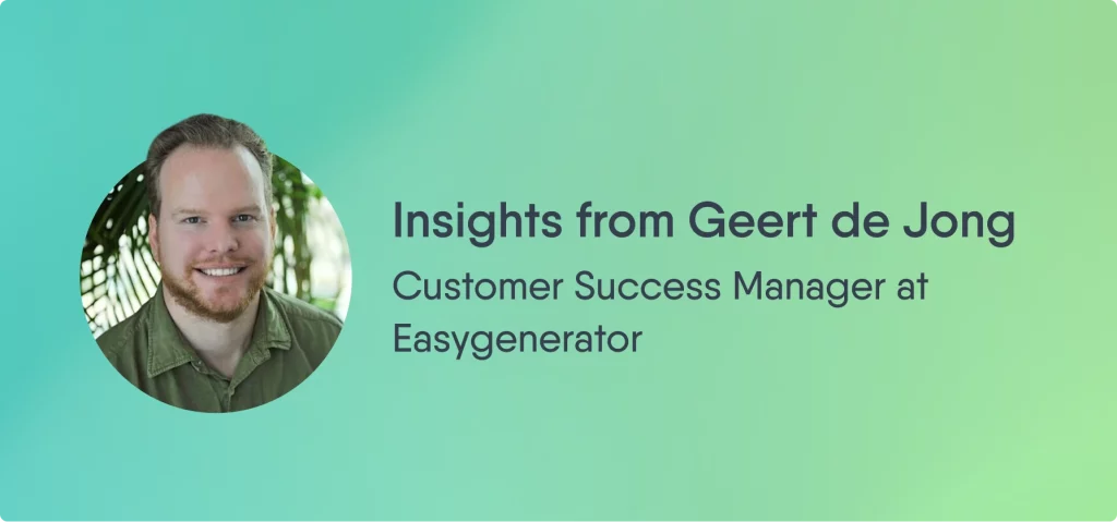 Mobile learning in corporate training | Easygenerator